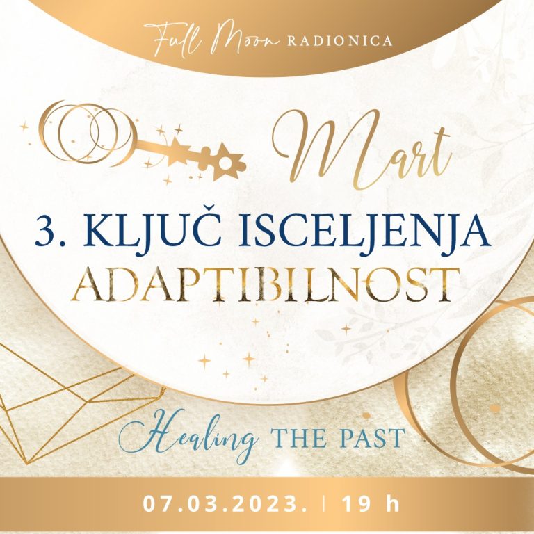 Full Moon Project radionica „Kljucevi isceljenja: Adaptibilnost“ – Kepler United